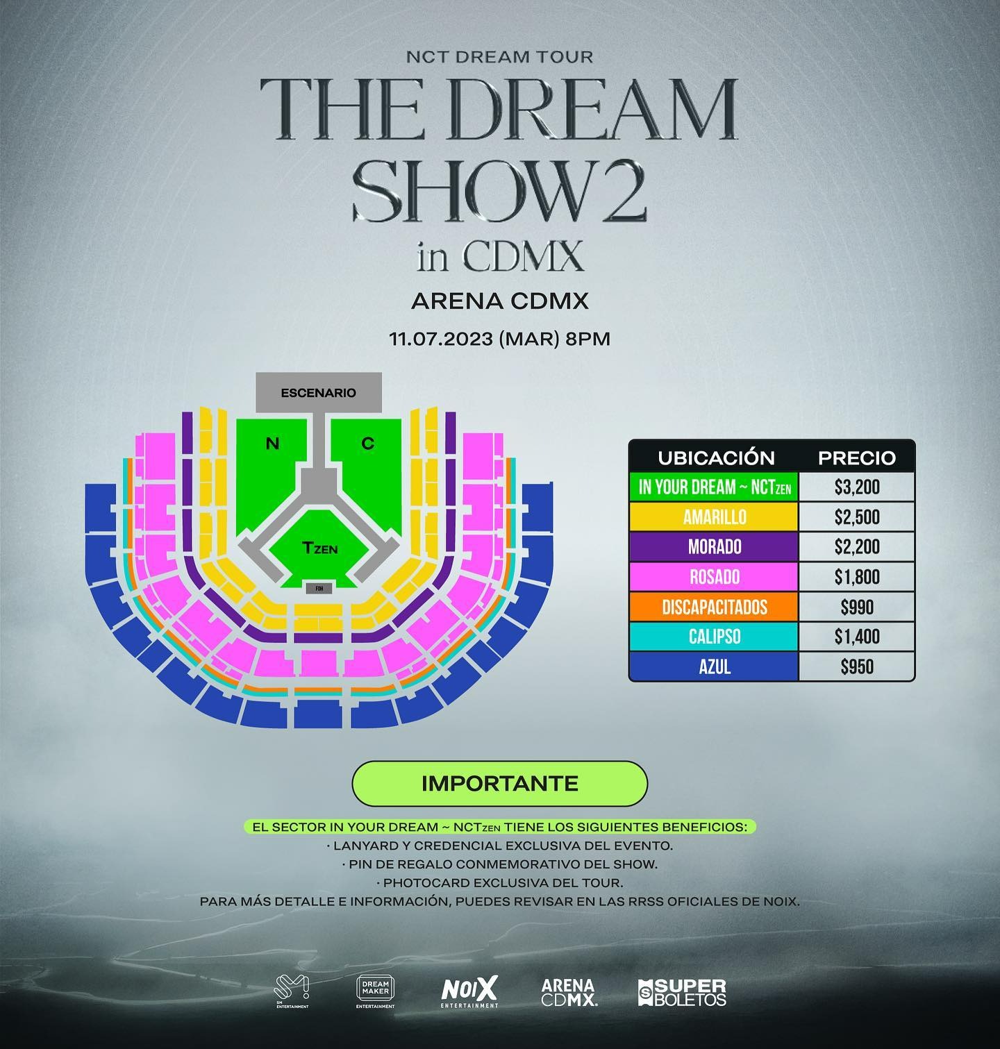 NCT DREAM en la Arena Ciudad de México - Kland México